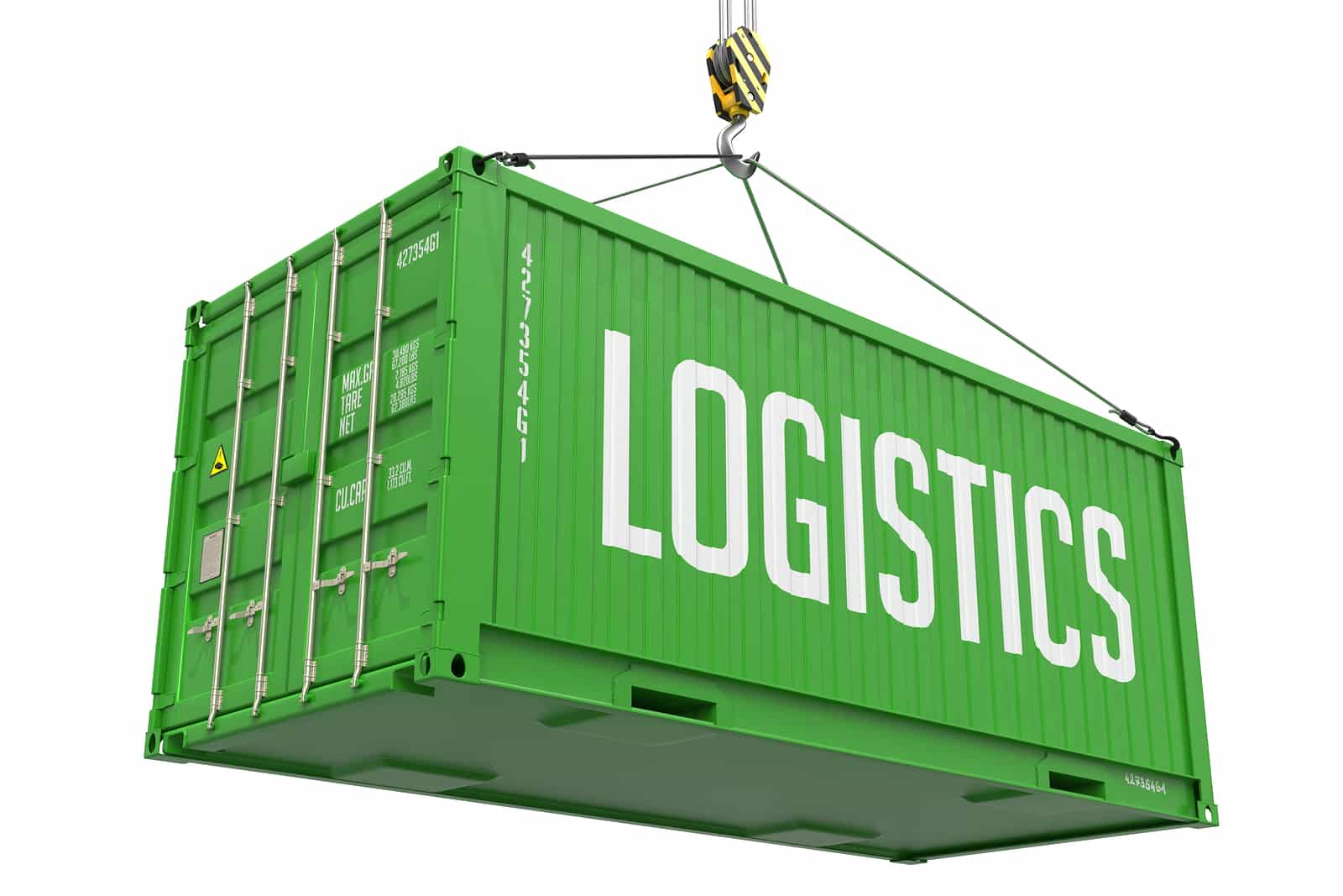 Logistics – Green Hanging Cargo Container. | Movers KL Selangor
